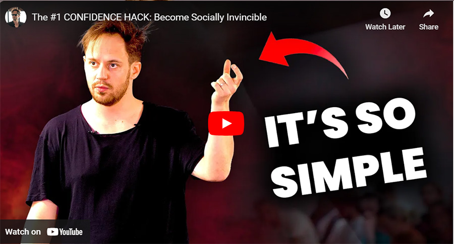 MEN: CONFIDENCE HACK: Become Socially Invincible